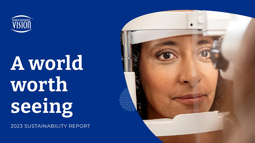 National Vision Releases 2023 Sustainability Report | INVISIONMAG.COM